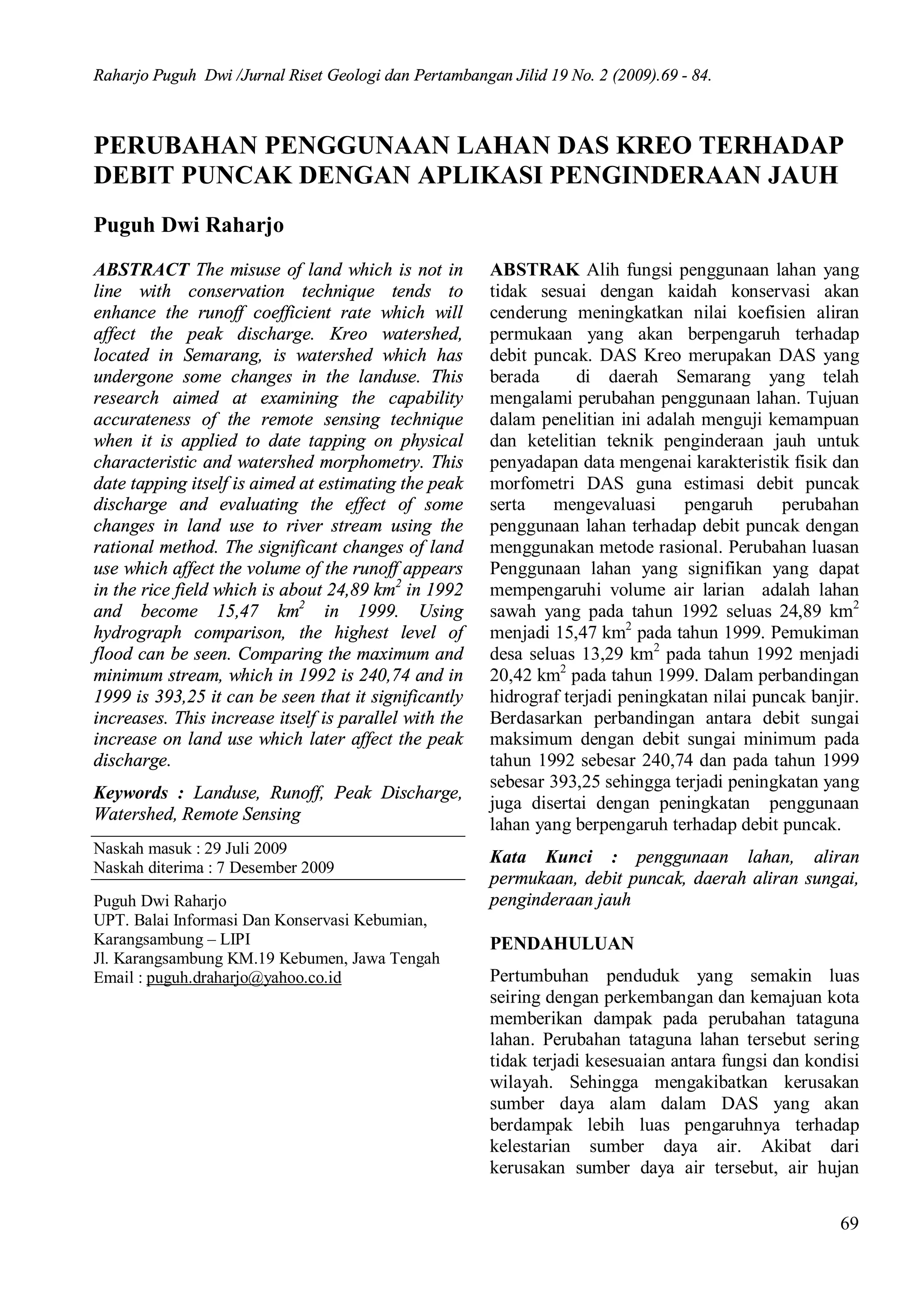60933503 puguh-dwi-raharjo-perubahan-penggunaan-lahan-das-kreo-terhadap ...