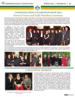 Communication_Connection_Spring_2015_ | PDF | Undergraduate Education ...