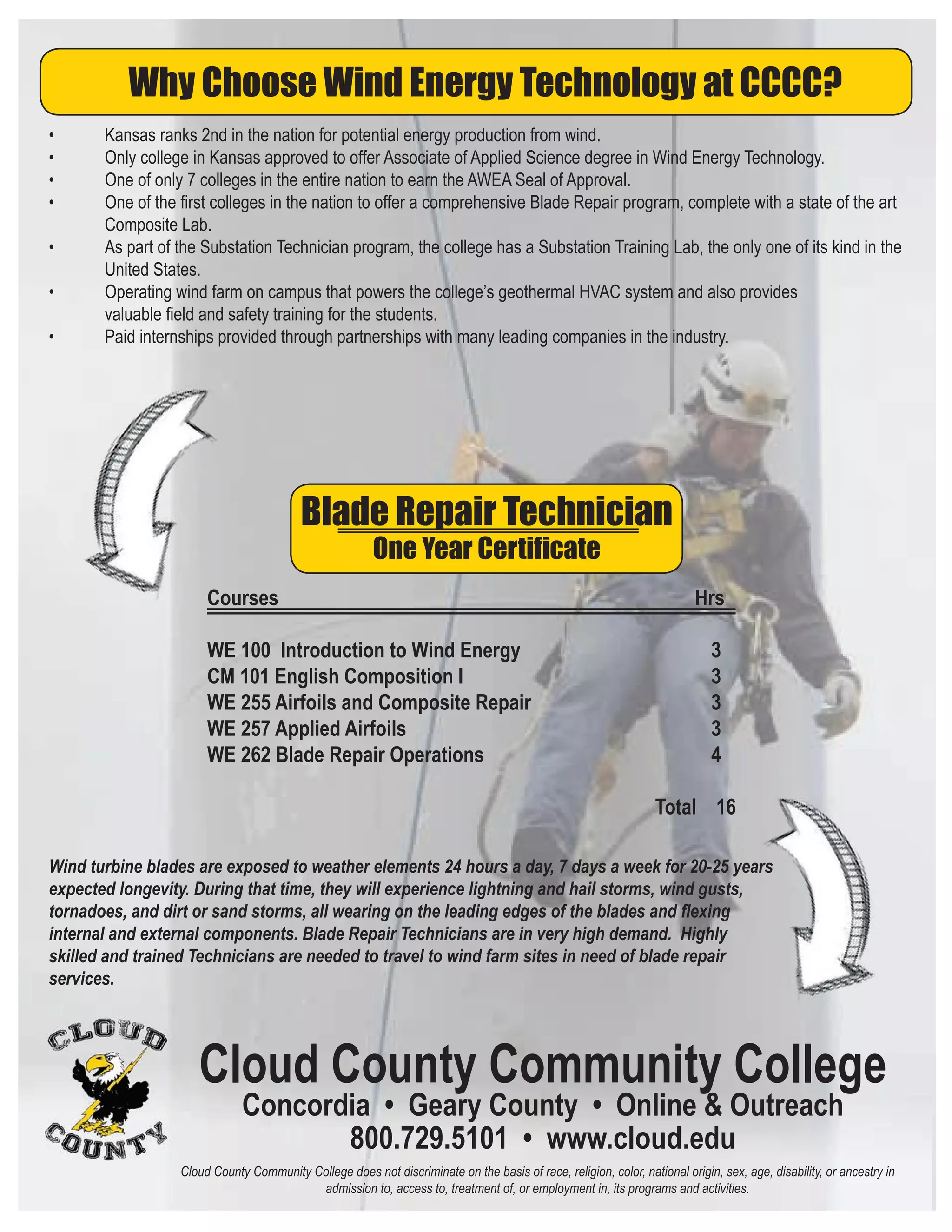 Wind Energy Blade Repair Flyer | PDF