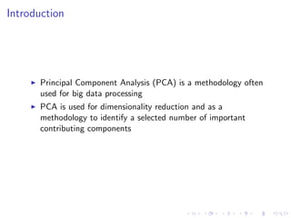 overviewPCA | PDF | Physics | Science