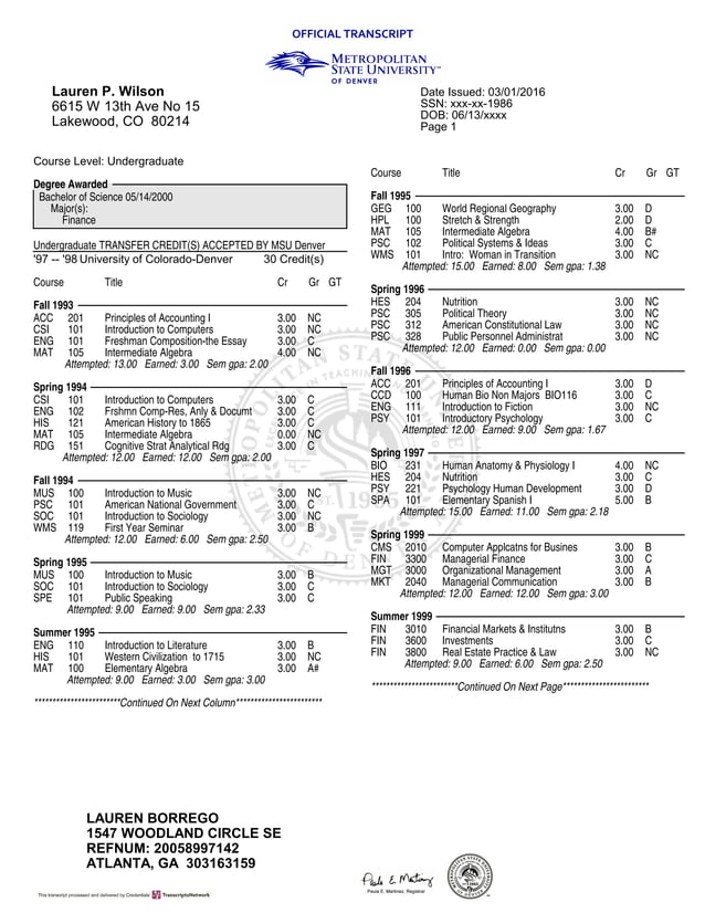 Metro transcript | PDF
