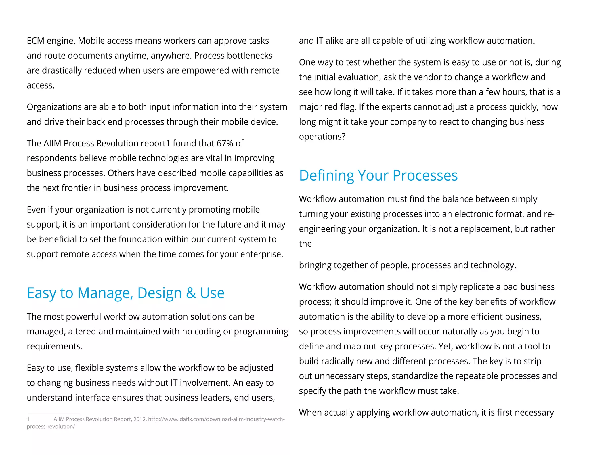 Workflow-101-Whitepaper-iDatix | PDF