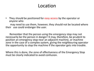 EMERGENCY STOP SYSTEM | PPTX