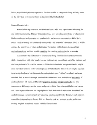 Banzo Training Plan-Combee Schmitz Thompson | PDF