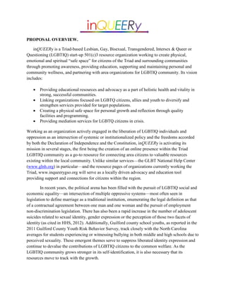 2013 Adam Foundation Proposal | PDF