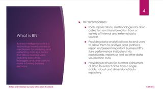 Data Architecture Process in a BI environment | PDF