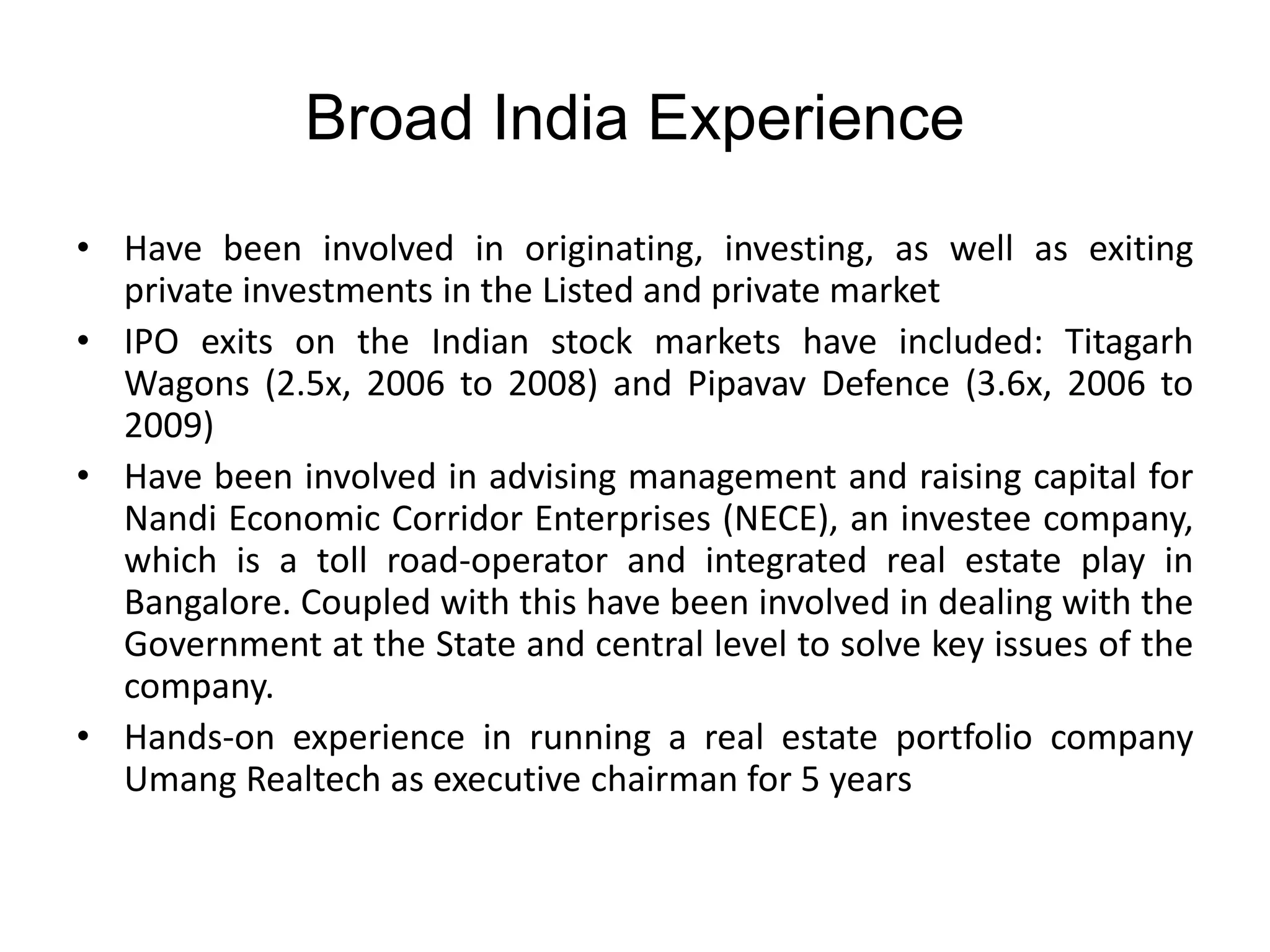 Anoop Sethi CV | PPTX