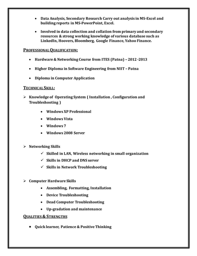 RAM KUMAR TIWARI_CV | PDF