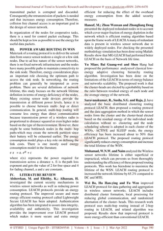 A Review Paper on Energy Capable Routing in Wireless Sensor Network | PDF
