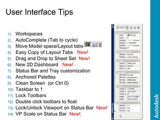 60_AutoCAD_Tips_in_60_Minutes_final.ppt | Desktop Publishing | Computer ...