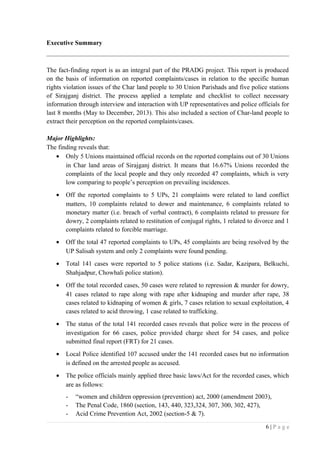 Final Report - Fact Finding Reports (7 April 2014) | DOC