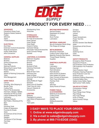 Edge Supply Industrial Line Card | PDF