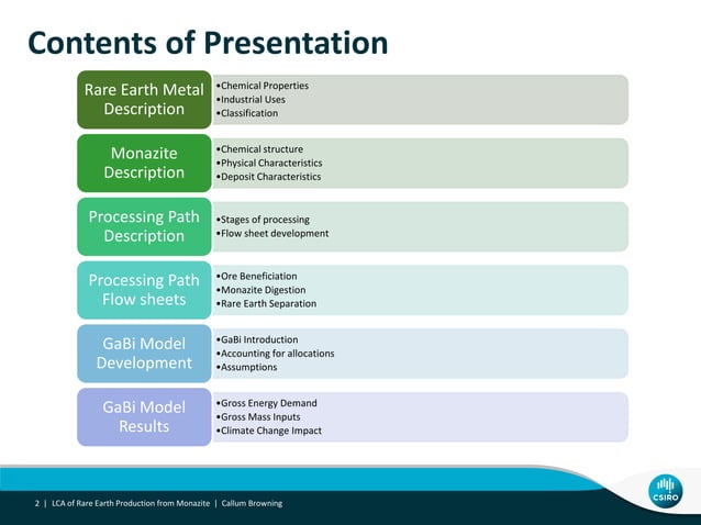 LCA of RE production from Mz | PPT