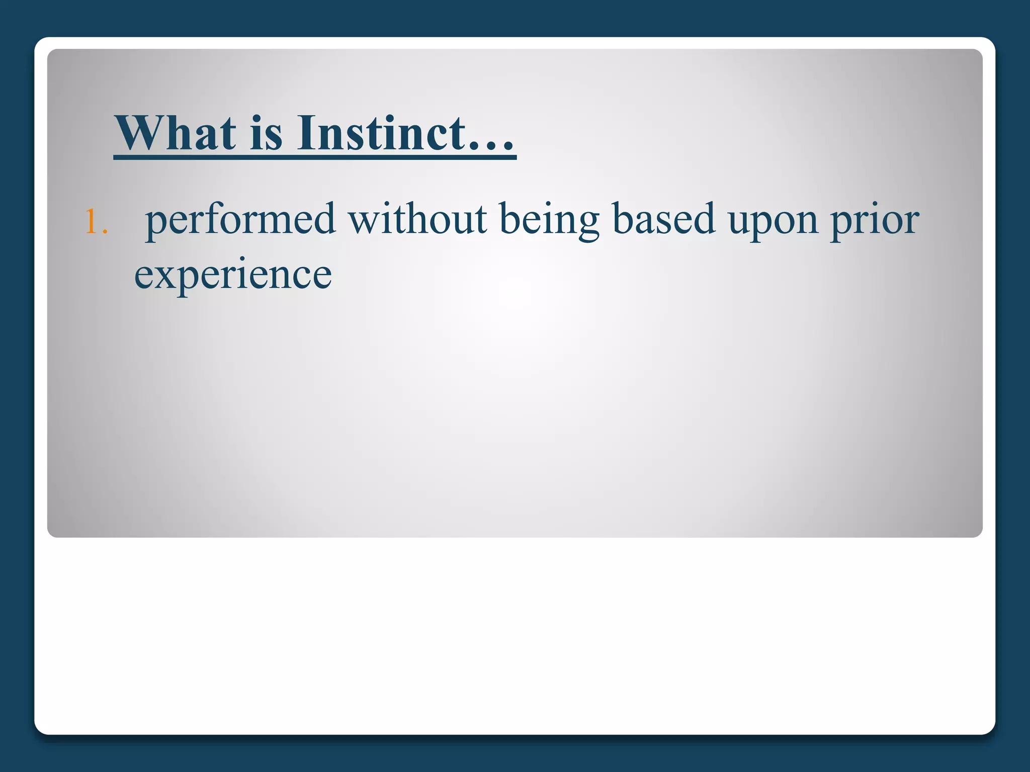 Understanding People Instinct, Motivation and Developing Team Work ...