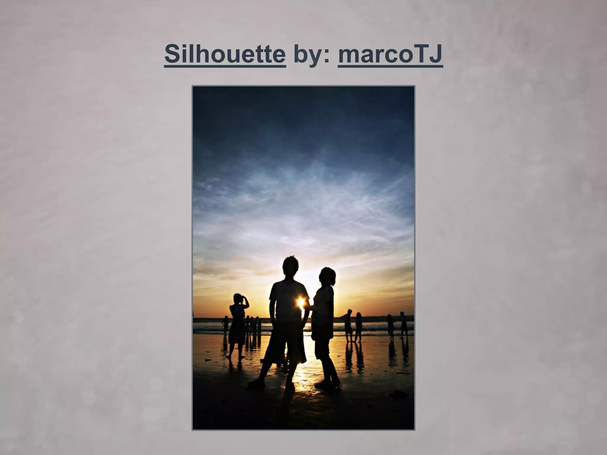 60 Beautiful Examples of Silhouette Photography | PDF