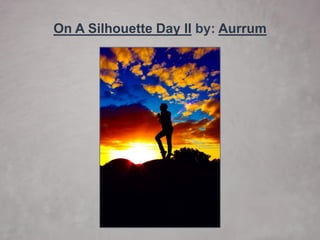 60 Beautiful Examples of Silhouette Photography | PDF