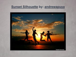 60 Beautiful Examples of Silhouette Photography | PDF