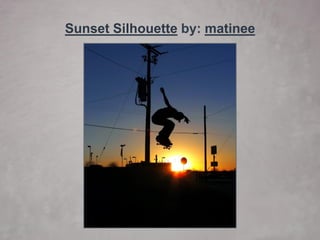 60 Beautiful Examples of Silhouette Photography | PDF