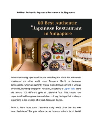 60 Best Authentic Japanese Restaurants in Singapore.docx