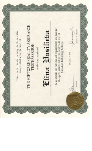 Diploma and certificate | PDF