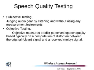 Implementation of a Non-Intrusive Speech Quality Assessment Tool on a Mid-Network Device | PDF
