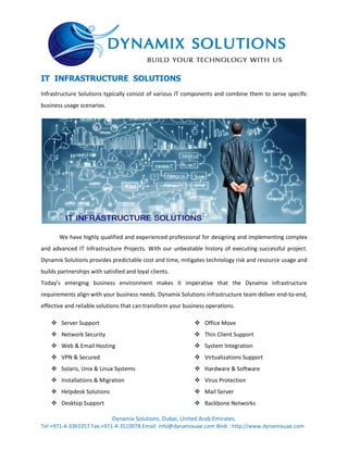 Dynamix Solutions Profile | PDF