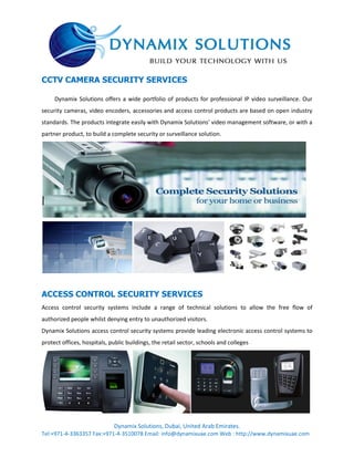 Dynamix Solutions Profile | PDF