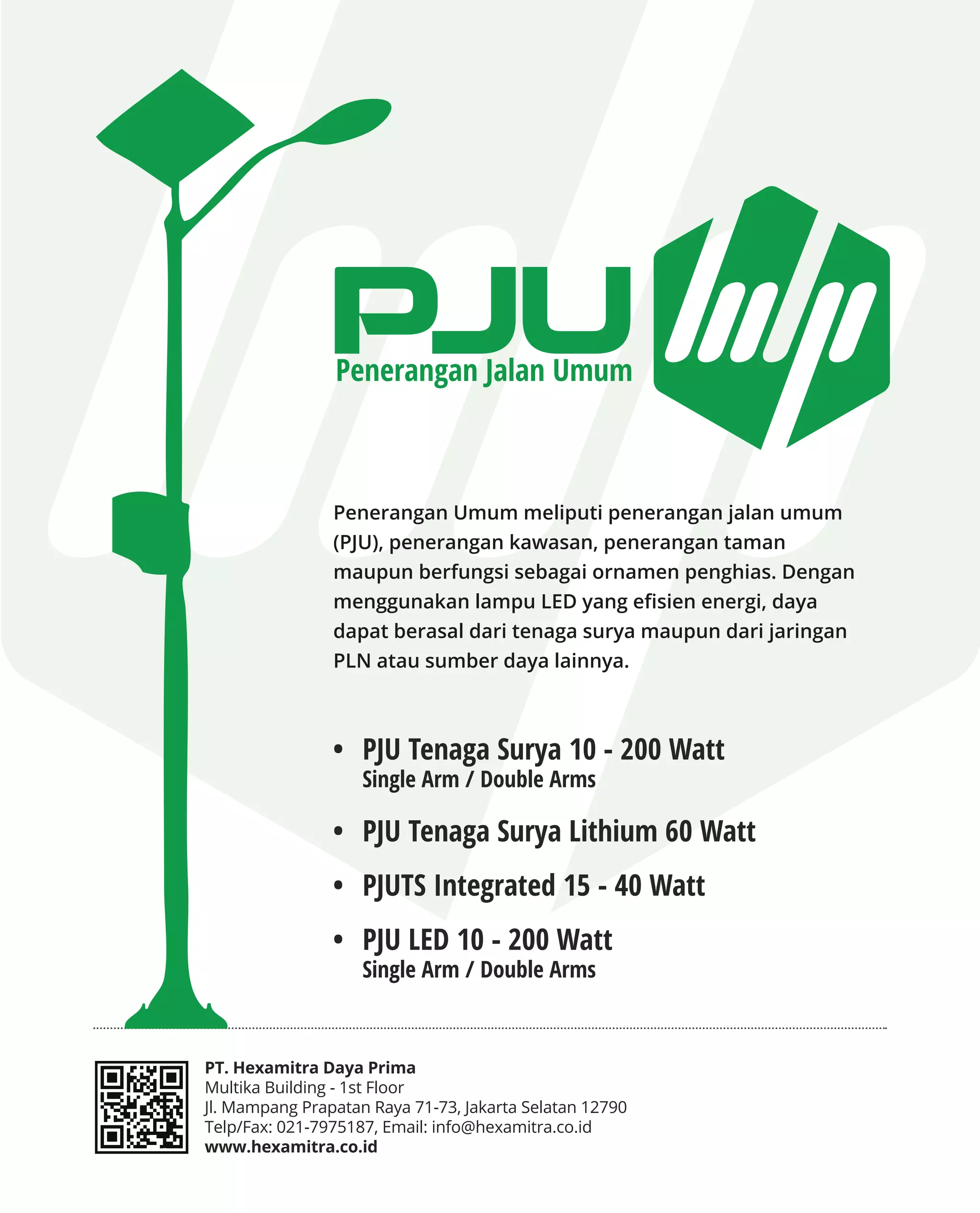 Katalog Penerangan Jalan Umum | PJU | PJUTS | PDF