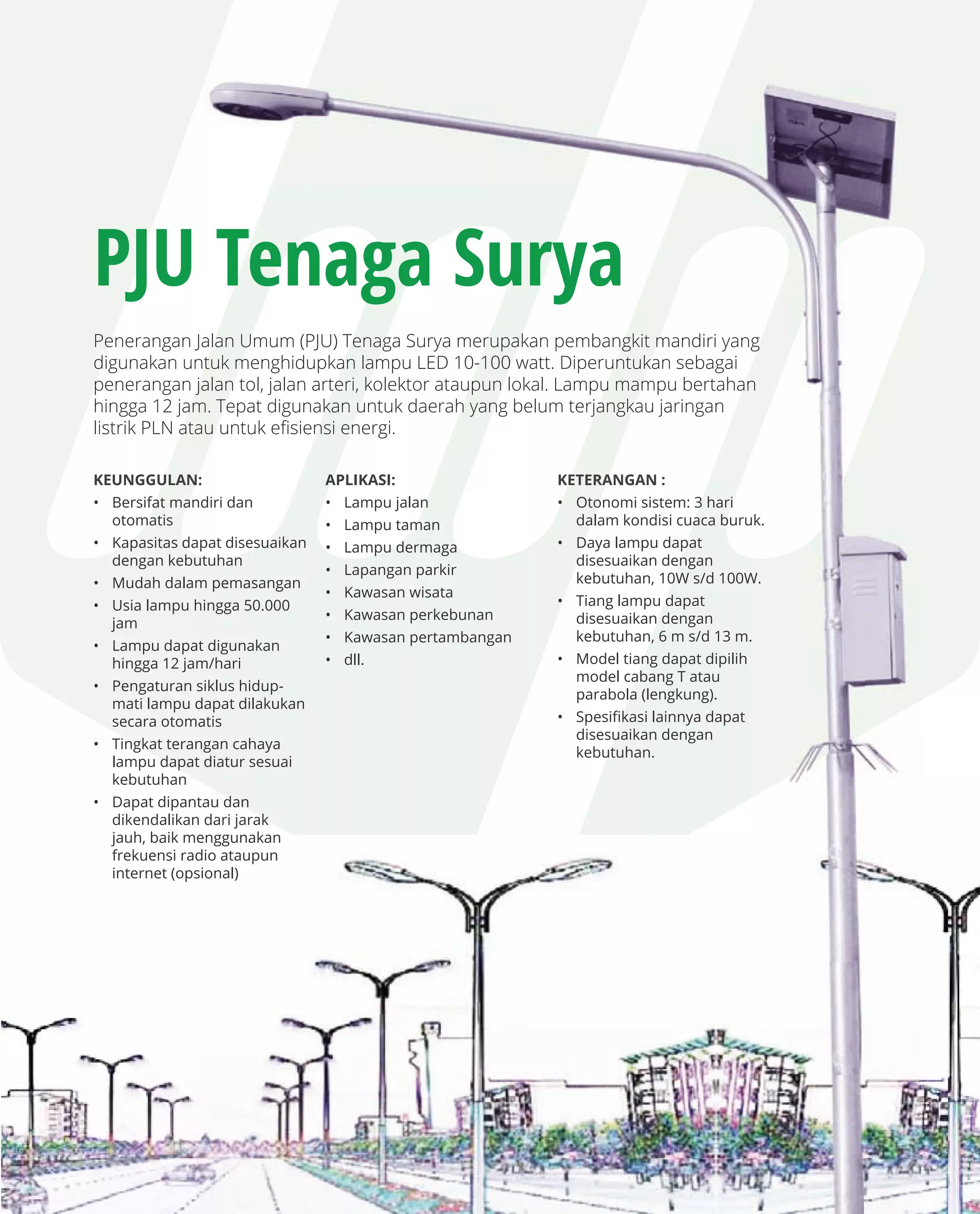 Katalog Penerangan Jalan Umum | PJU | PJUTS | PDF