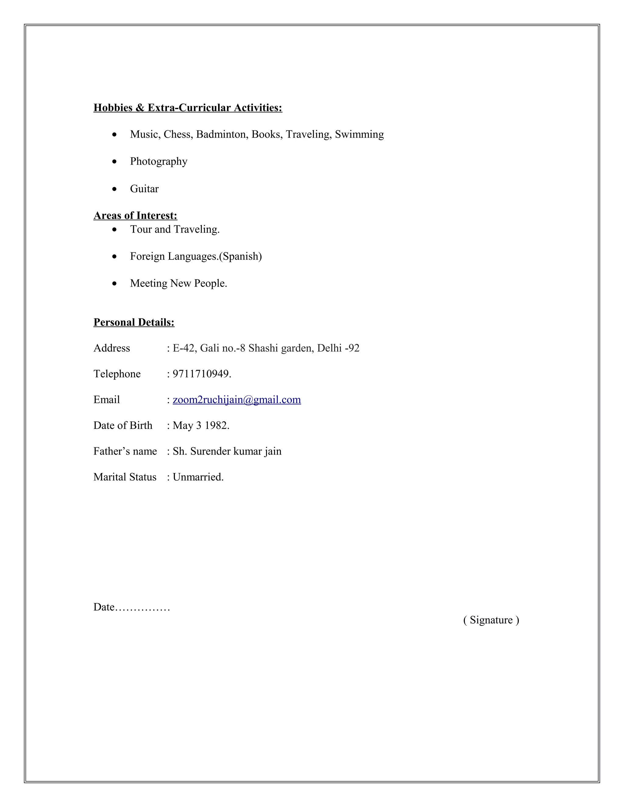 Ruchi.CV