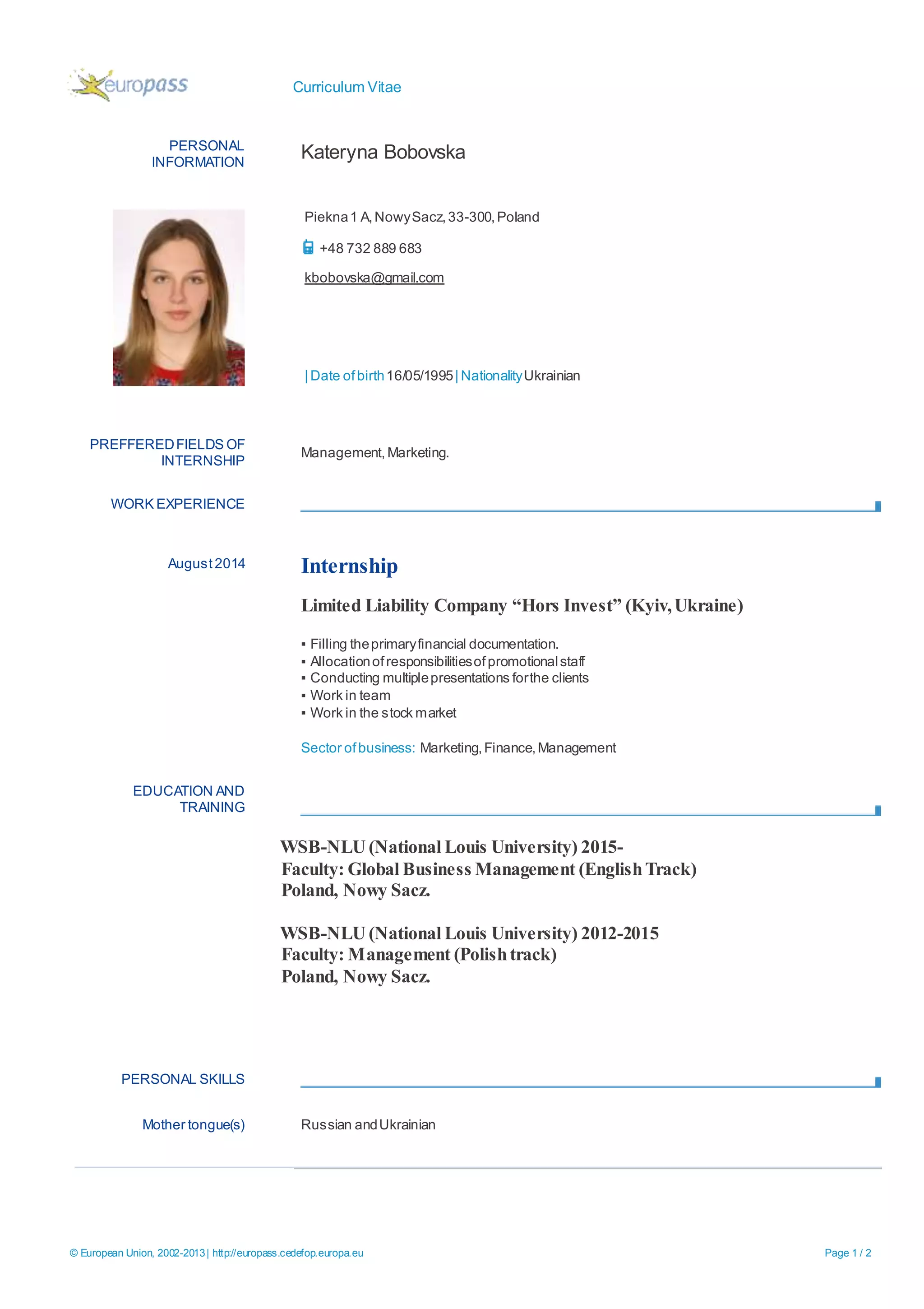 CV_Bobovska Kateryna | DOCX