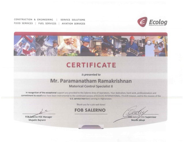 CERTIFICATE FOR RP | PDF