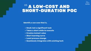 60 day gameplan to adopt AI & realize RoI in construction projects | PDF