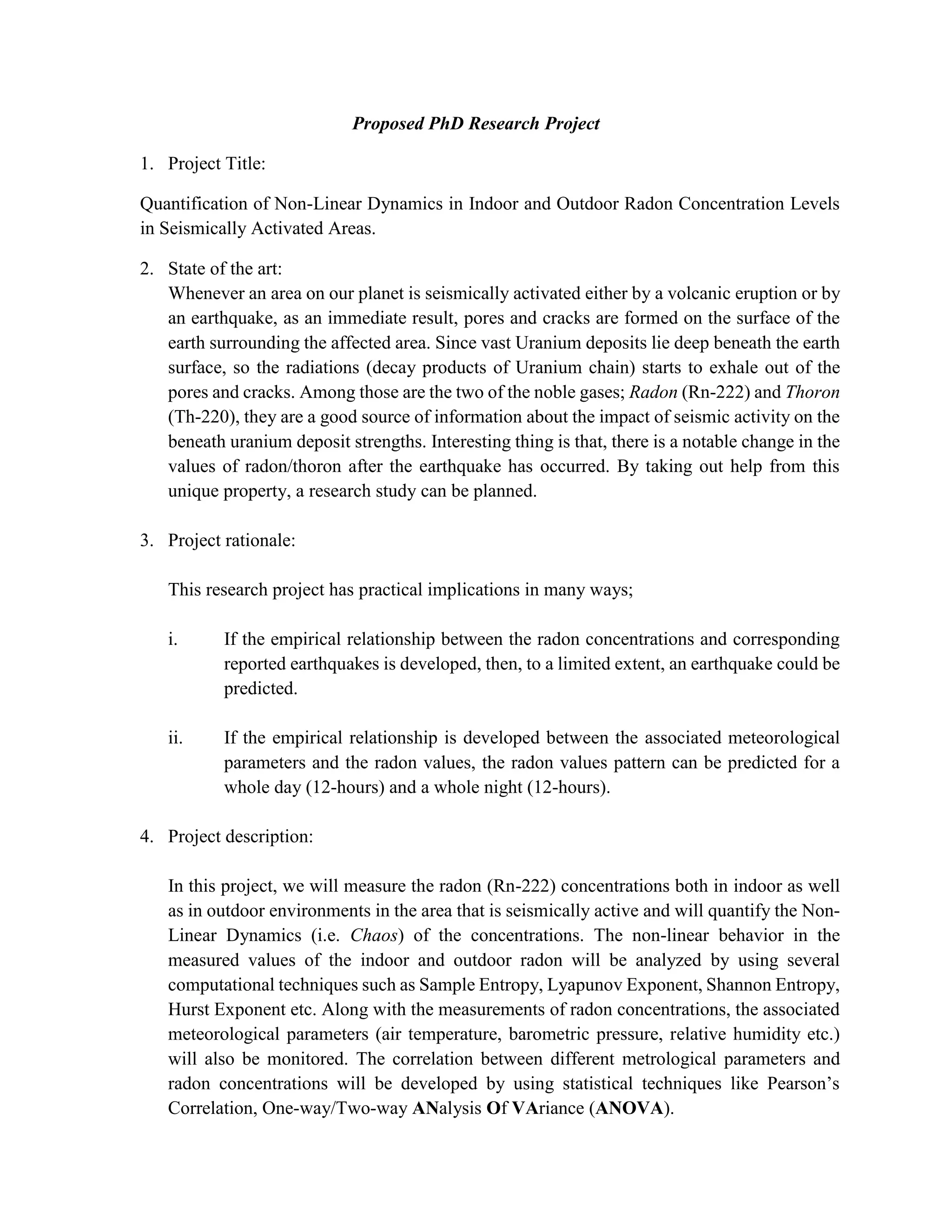 My PhD Research Proposal-Jamal Ahmed | PDF