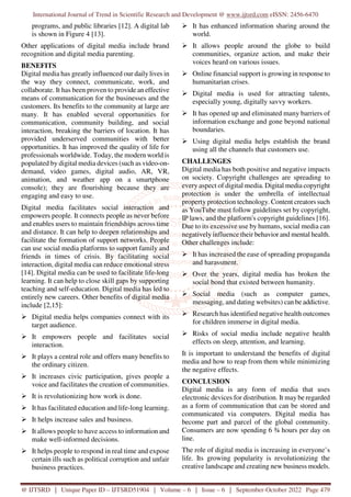 Digital Media A Mini Review | PDF