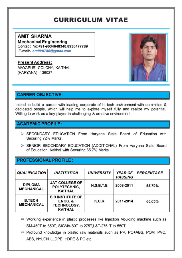 AMIT RESUME BTECH | DOCX