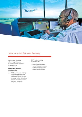 RMIT University Aviation English brochure | PDF