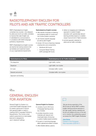 RMIT University Aviation English brochure | PDF
