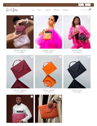 Lae & Jules: Luxurious Italian Handbags for the Modern Minimalist | PDF