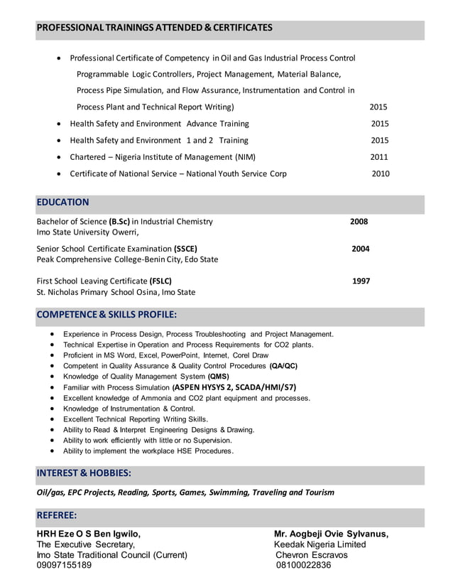 Innocent Chigbo (Updated CV)-3 | PDF