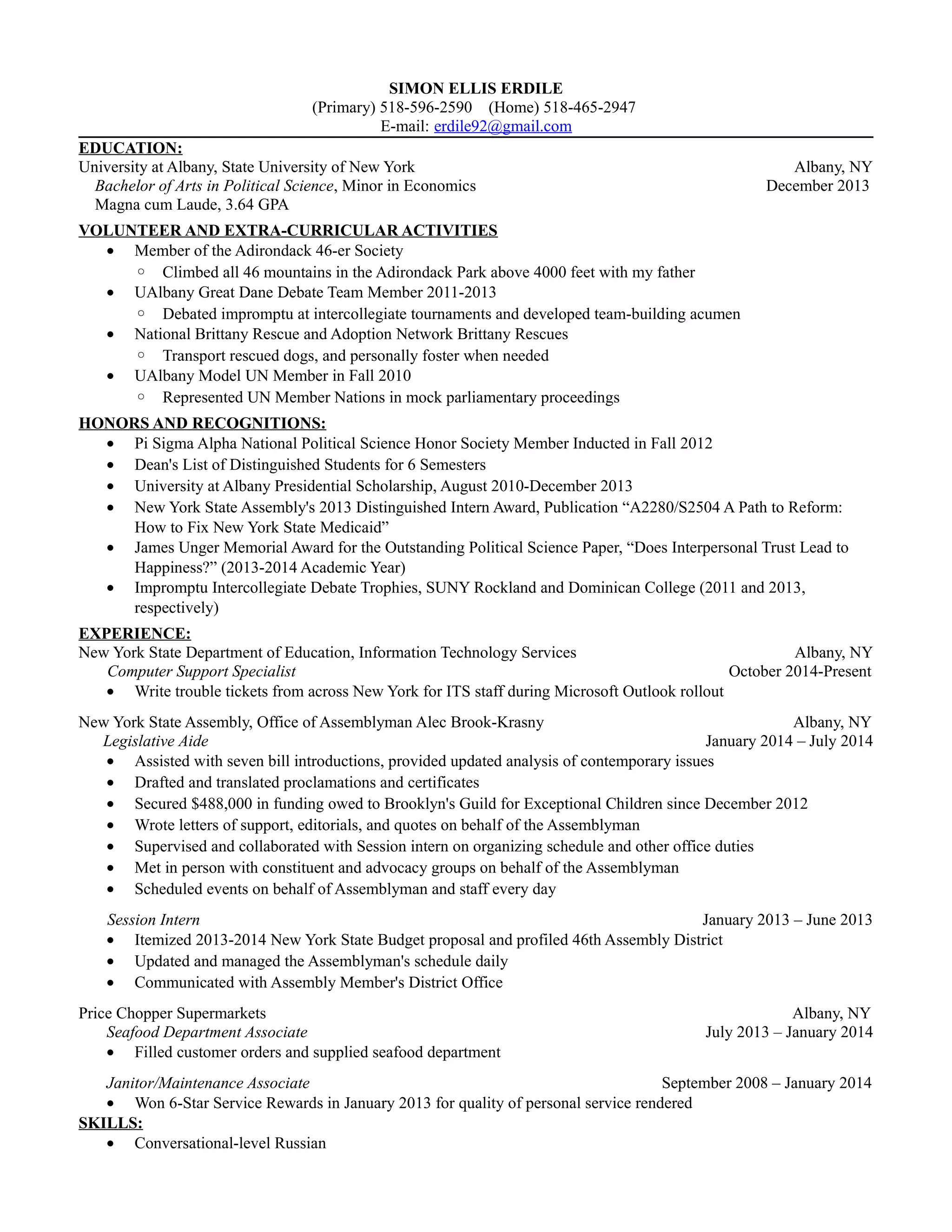 SimonErdile-Resume | DOC