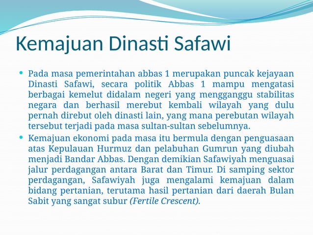 dinasti safawiyah setelah Daulah Abasyiyah.pptx