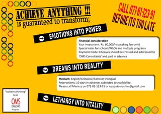 Achieve Anything | PPT