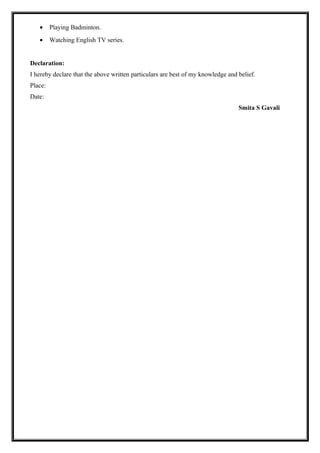 Smita Gavali_Resume New | PDF