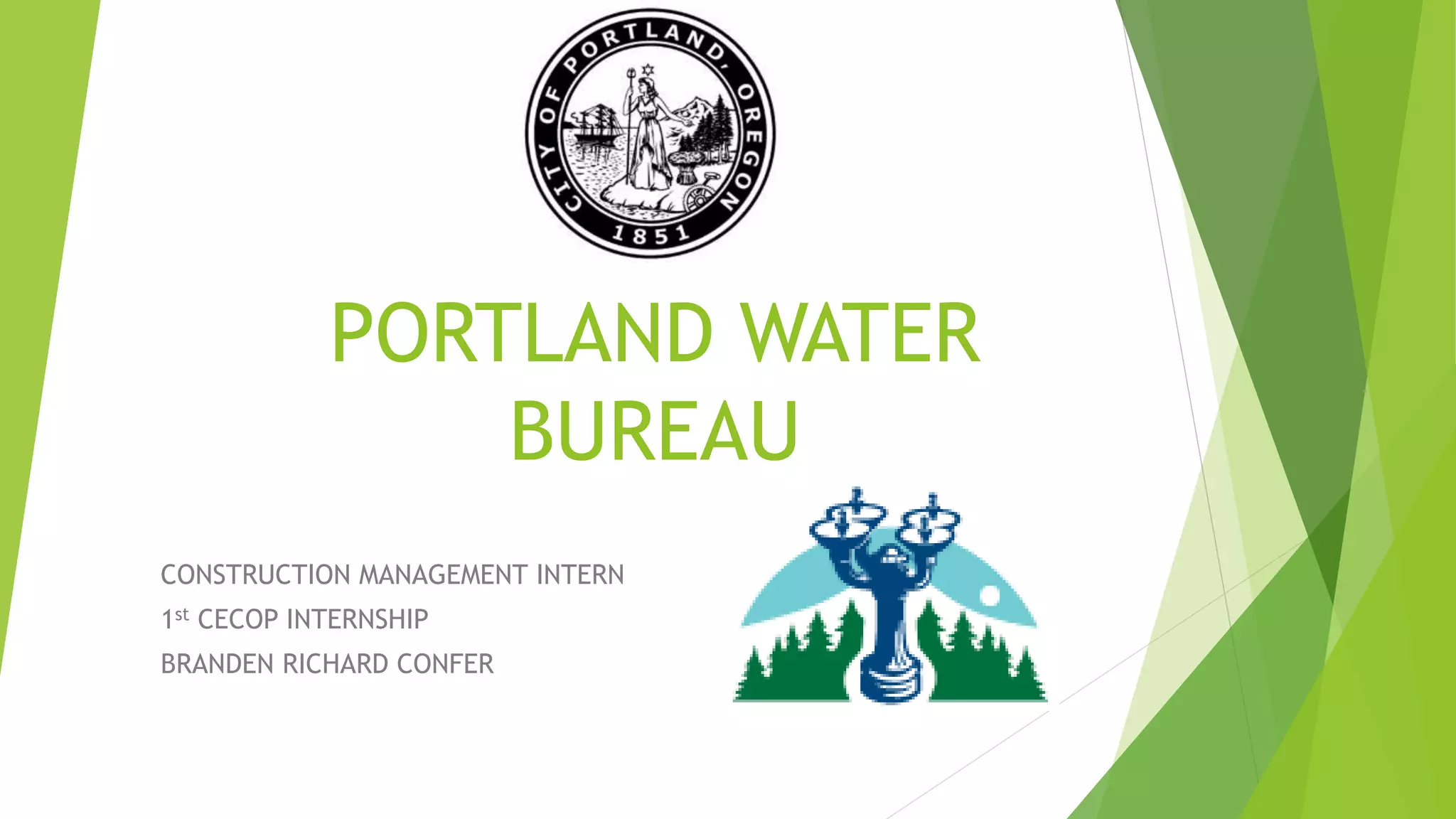 PORTLAND WATER BUREAU 0 [Autosaved] | PPT