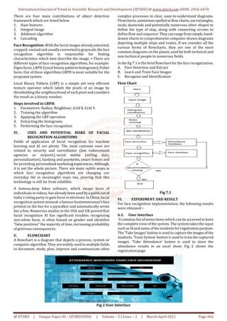 Face Recognition Based Attendance System using Machine Learning | PDF | Databases | Computer ...