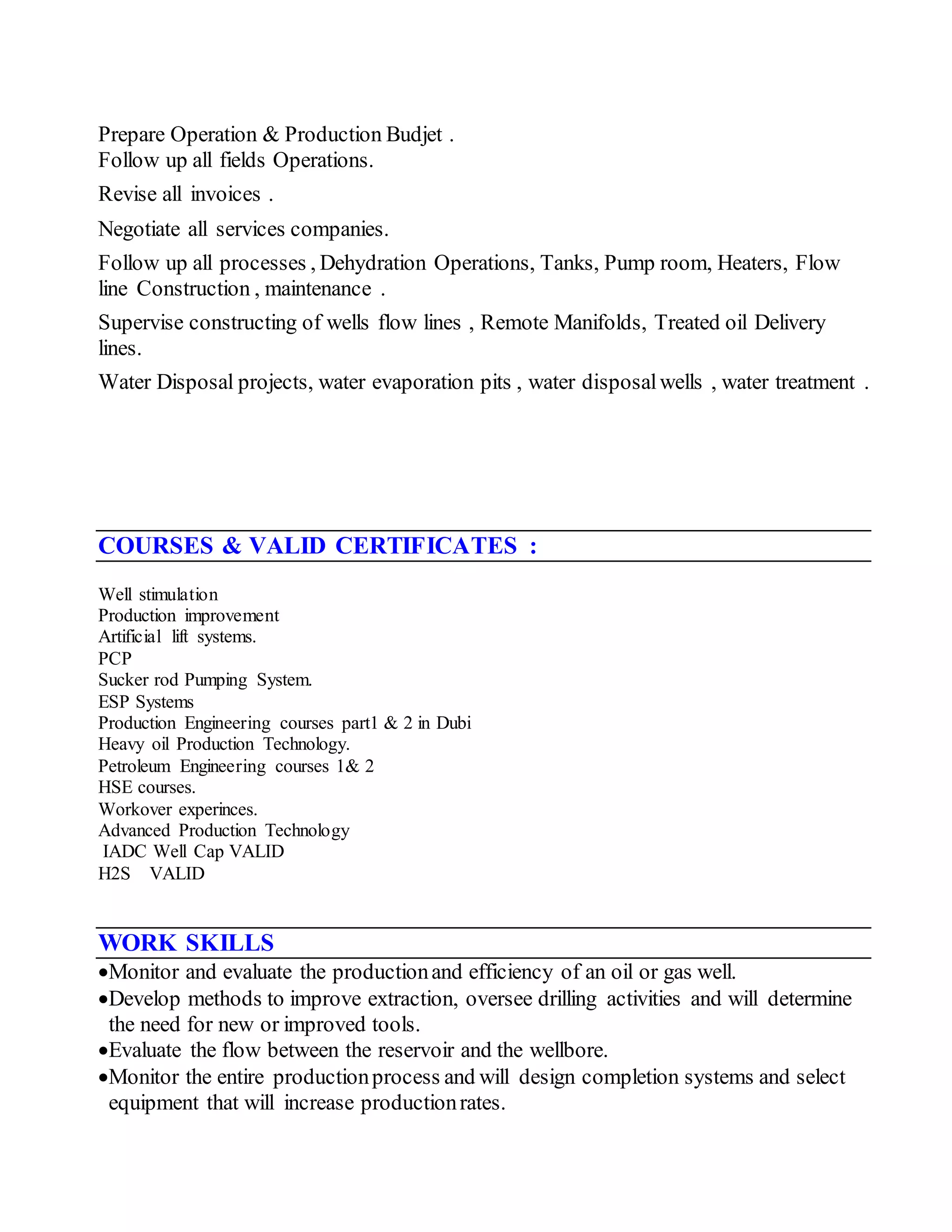 Walaa Ahmed-CV3)-production eng. 14 year exp. | PDF
