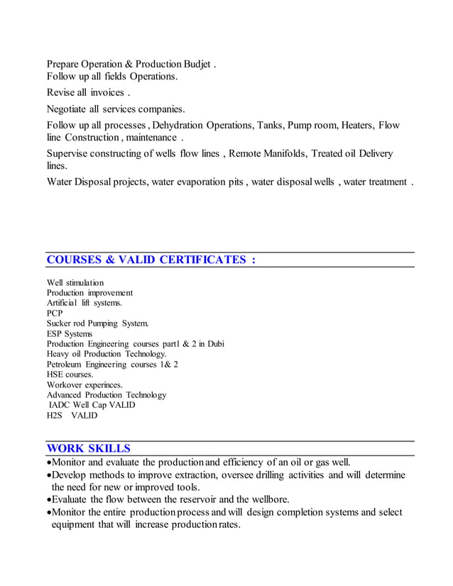 Walaa Ahmed-CV3)-production eng. 14 year exp. | PDF