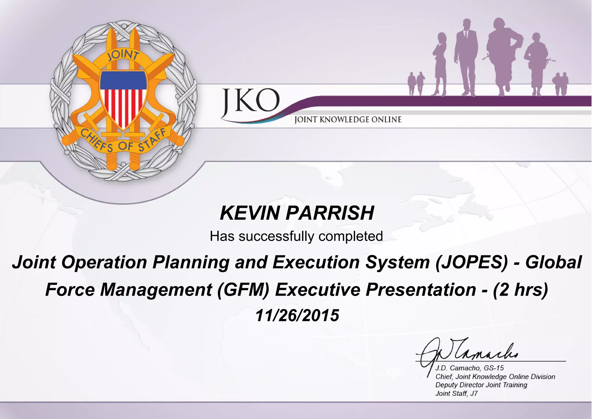 Joint Operation Planning and Execution System (JOPES) - Global | PDF
