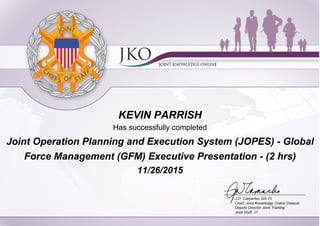 Joint Operation Planning and Execution System (JOPES) - Global | PDF